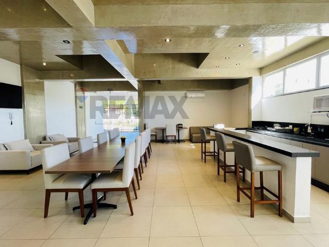 Apartamento mobiliado com 1 quarto, varanda e vaga coberta no Parque Campolim