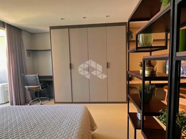 Apartamento mobiliado com 1 quarto 1 vaga de garagem vista para o mar e lazer completo no centro de