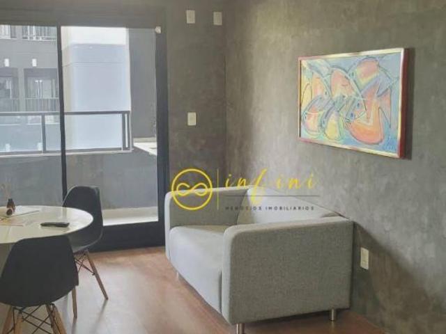 Apartamento Mobiliado com 1 Quarto, 46 m² aluguel por R$ 3.000/mês ou venda por R$ 495.000 Cond