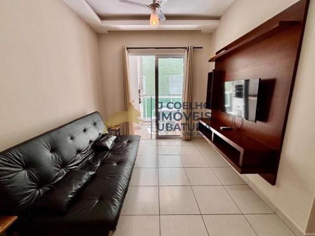 Apartamento mobiliado com 2 dormitórios, 2 banheiros à venda na Praia Grande, Ubatuba, SP