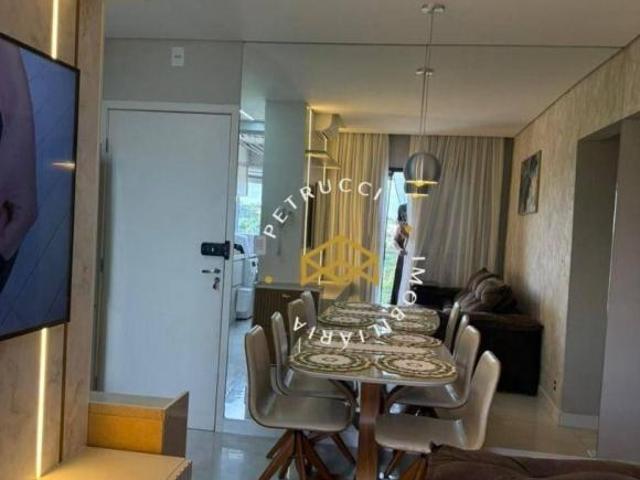 APARTAMENTO MOBILIADO COM 2 DORMITÓRIOS À VENDA, 53 M² NO JARDIM CASABLANCA INDAIATUBA/SÃO PAULO