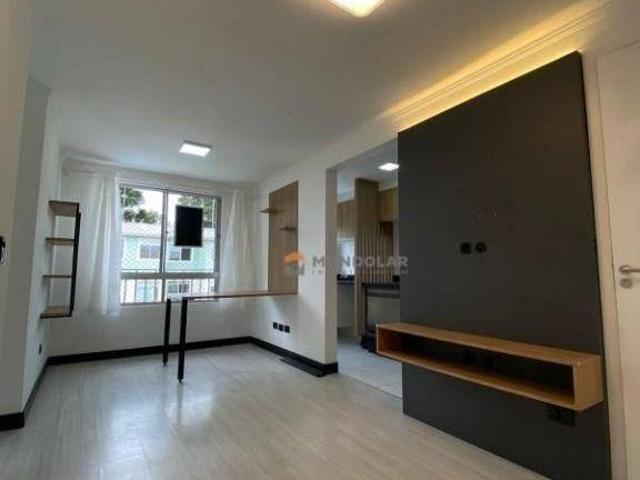 Apartamento mobiliado com 2 dormitórios à venda, 53 m² por R$ 299.000 Tindiquera Araucária/PR