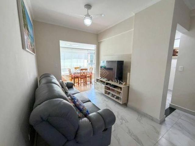 Apartamento MOBILIADO com 2 dormitórios à venda, 75 m² por R$ 560.000 Canto do Forte Praia Grand