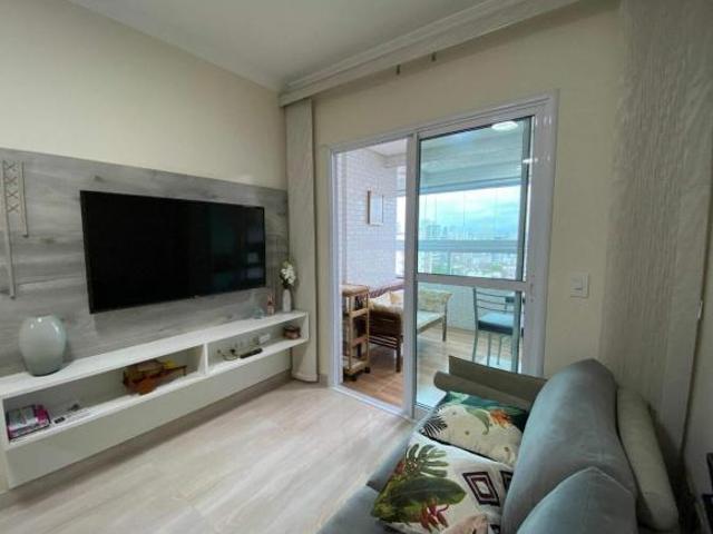 Apartamento à venda no Canto do Forte, Praia Grande 83m² | 2 dorms, 1 suíte, varanda gourmet e 2 v