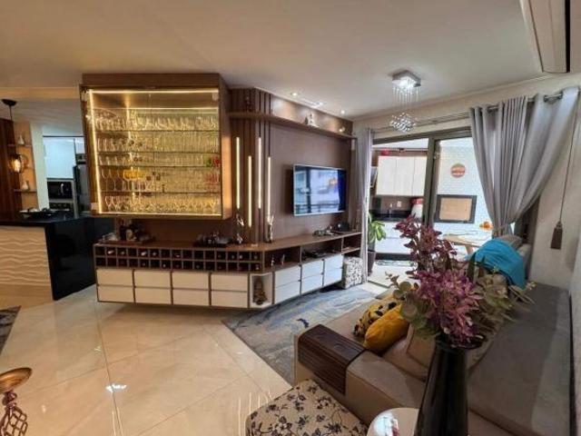 Apartamento MOBILIADO com 2 dormitórios à venda, 92 m² por R$ 1.100.000 Canto do Forte Praia Gra