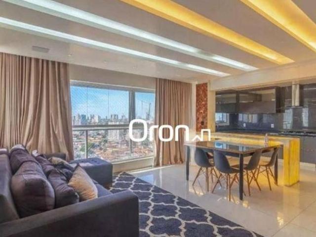 Apartamento mobiliado com 3 dormitórios à venda, 120 m² por R$ 1.180.000 Jardim América Goiânia/