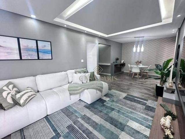 Apartamento MOBILIADO com 3 dormitórios à venda, 128 m² por R$ 1.000.000 Vila Guilhermina Praia