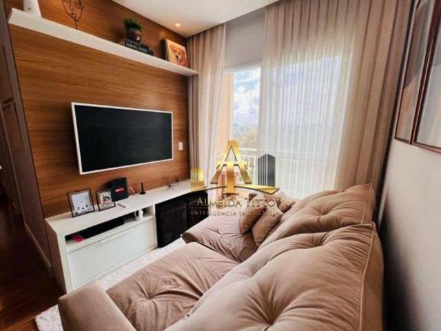 Apartamento mobiliado com 3 dormitórios à venda com 70 m² Vivendas de Maria Fernanda Santana de