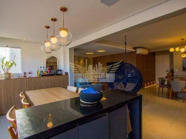 Apartamento Mobiliado com 3 Suítes no Condomínio Le Quartier para Comprar, 129m² Vila Assunção, Sa