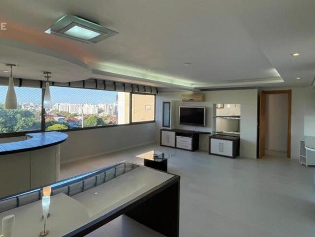 Apartamento mobiliado com 3 quartos, vista definitiva e lazer completo