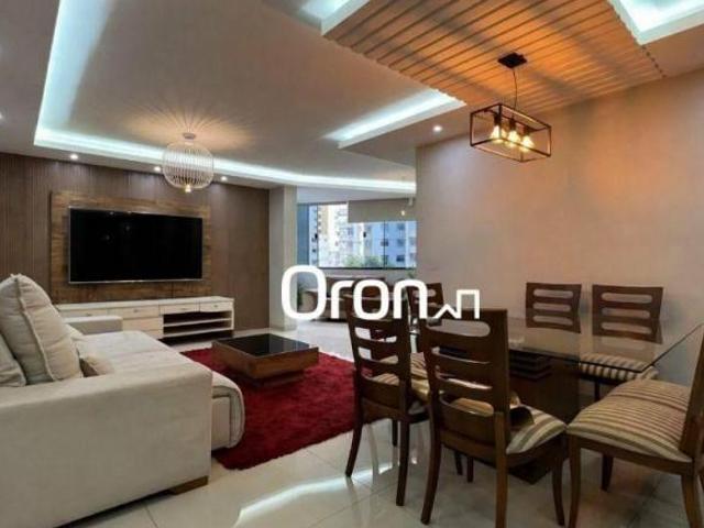 Apartamento mobiliado com 4 dormitórios à venda, 140 m² por R$ 890.000 Setor Oeste Goiânia/GO