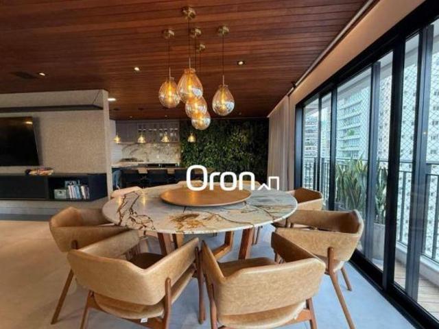 Apartamento mobiliado com 4 dormitórios à venda, 224 m² por R$ 2.790.000 Setor Marista Goiânia/G