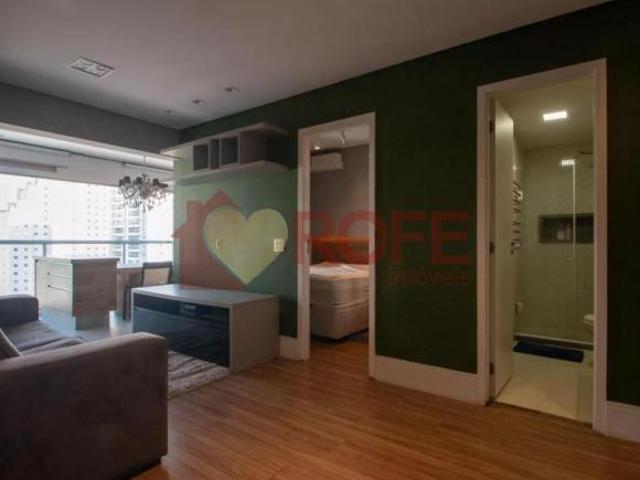 Apartamento mobiliado com 51 m² e 1 vaga