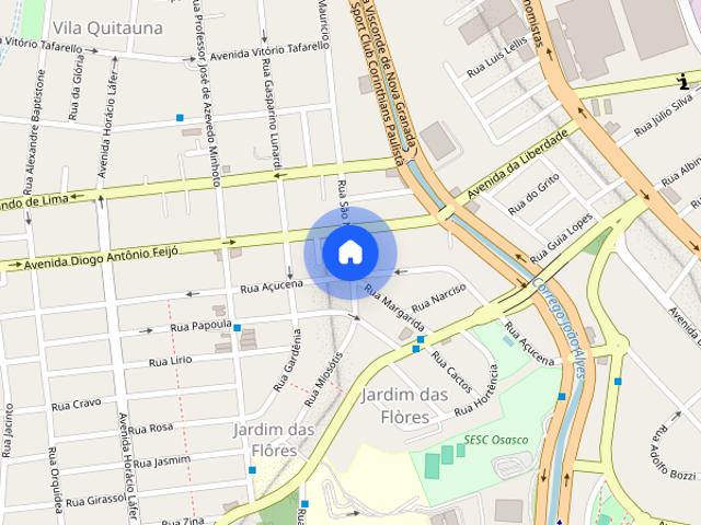 Apartamento mobiliado com 52m², no Oasis Ecovida, 2 quartos, sacada e vaga livre no Jd Roberto, Osas