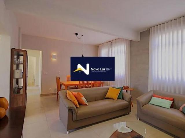 Apartamento mobiliado com 90m², 3 quartos, 1 suíte, próximo a Savassi