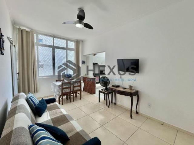 Apartamento mobiliado a uma quadra da Praia das Pitangueiras, Guaruja