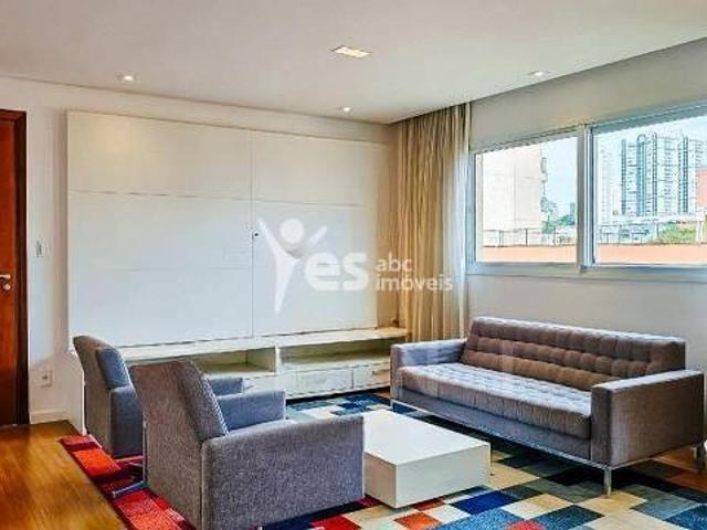 Apartamento Mobiliado a venda com 136m² na Vila Valparaíso, Santo André SP REF