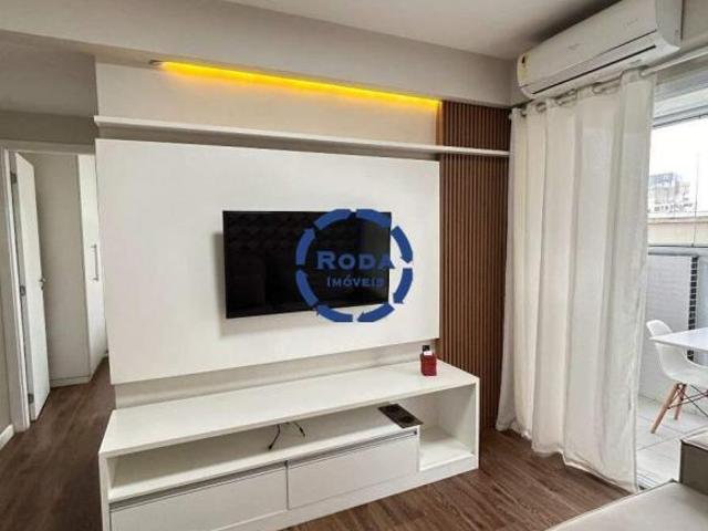 Apartamento Mobiliado à Venda, com 1 dormitório na Ponta da Praia em Santos/ SP