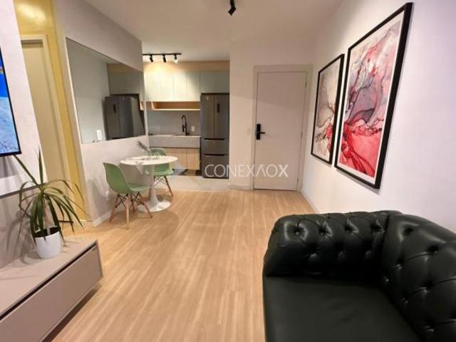 Apartamento mobiliado à venda com 2 quartos no centro de Campinas