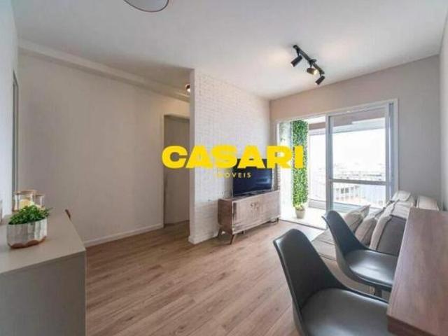 Apartamento mobiliado à venda com vista livre e suíte – Lazer completo em Santo André