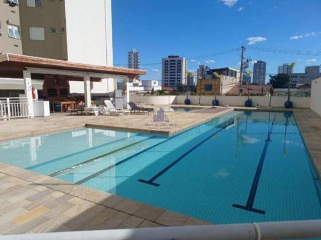 Apartamento mobiliado à venda em condomínio de luxo em Taubaté SP, Jardim das Nações: 2 quartos, 1 s