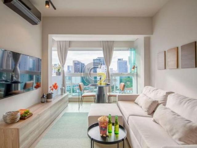 Apartamento mobiliado à venda em Pinheiros com 1 suíte e 1 vaga