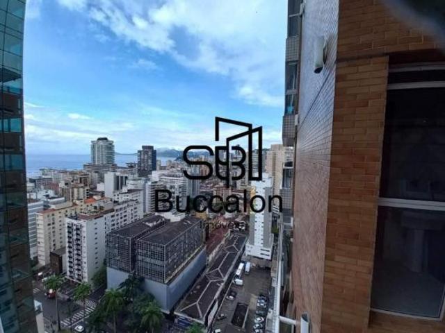 Apartamento Mobiliado à Venda — Gonzaga, Santos/SP | 97 m² • 2 Dormitórios 1 Suíte • Vista Mar • L