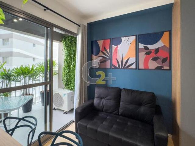 Apartamento mobiliado à venda na Vila Nova Conceição 1 suíte, sem vaga