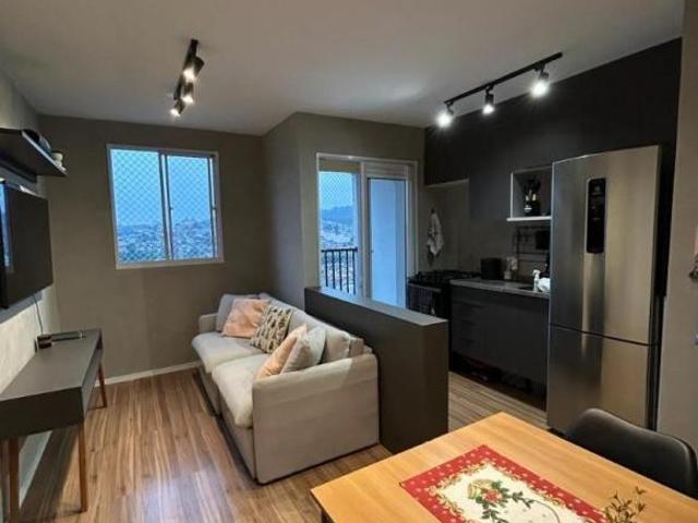 Apartamento Mobiliado à Venda Na Vila Nova das Belezas Com 1 Dormitório Varanda Andar Alto