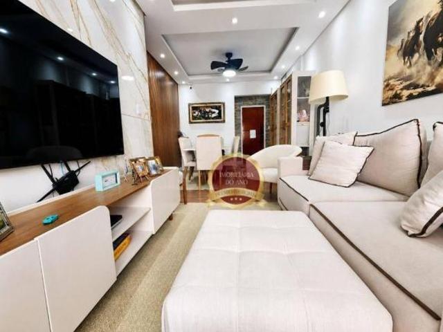 Apartamento mobiliado à venda na Vila Tupi, com 2 dormitórios e suíte | R$ 430 mil