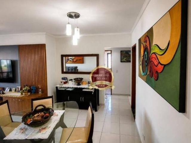 Apartamento mobiliado à venda na Vila Tupi – Praia Grande | 3 quartos 1 suíte | Vista livre para o