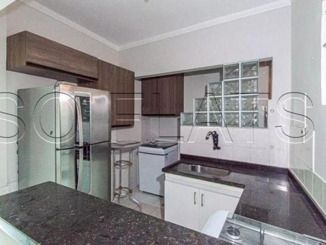 Apartamento mobiliado à venda na Bela Vista, 44m², 1 dormitório, Av Nove de Julho