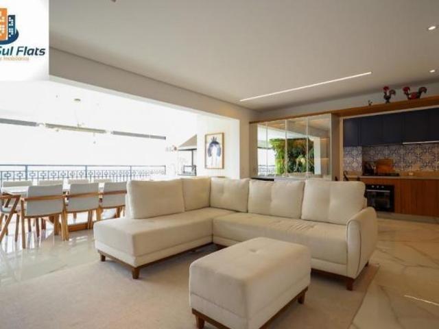 Apartamento Mobiliado à Venda Na Chácara Santo Antônio Com 3 Suítes e 3 Vagas Varanda Gourmet