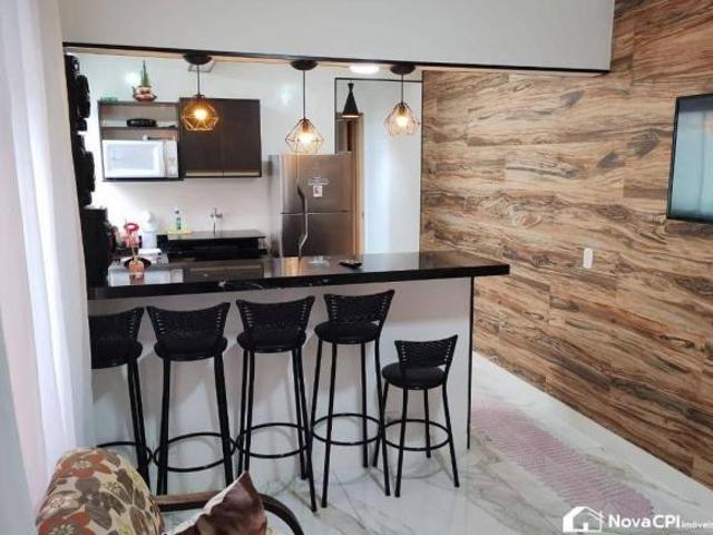 Apartamento MOBILIADO a venda na Praia Grande bairro Vila Guilhermina somente 200 metros da praia