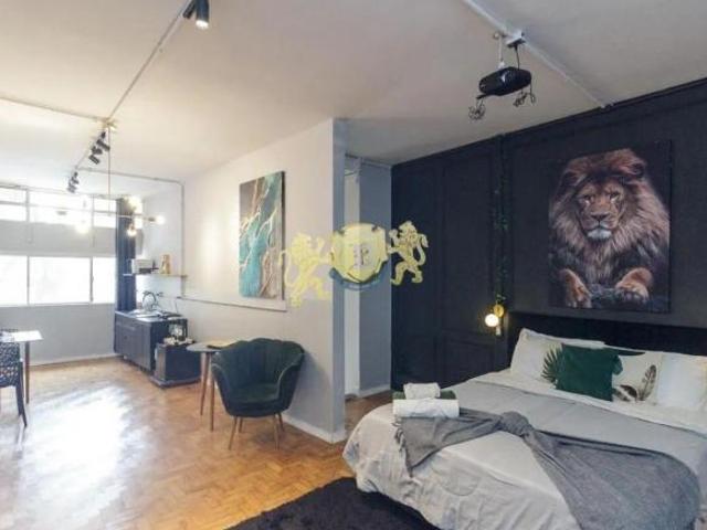 Apartamento mobiliado à venda na República | 39m² | 1 Dormitório