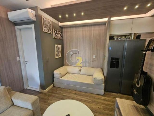Apartamento mobiliado à venda na Santa Cecília, 1 quarto, 1 vaga, 37m²