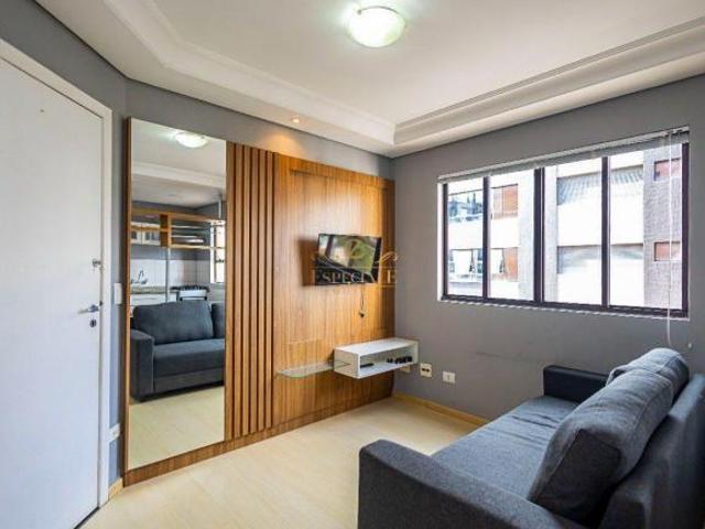 APARTAMENTO MOBILIADO À VENDA NO BATEL | 39 m² | 1 QUARTO | 1 VAGA DE GARAGEM