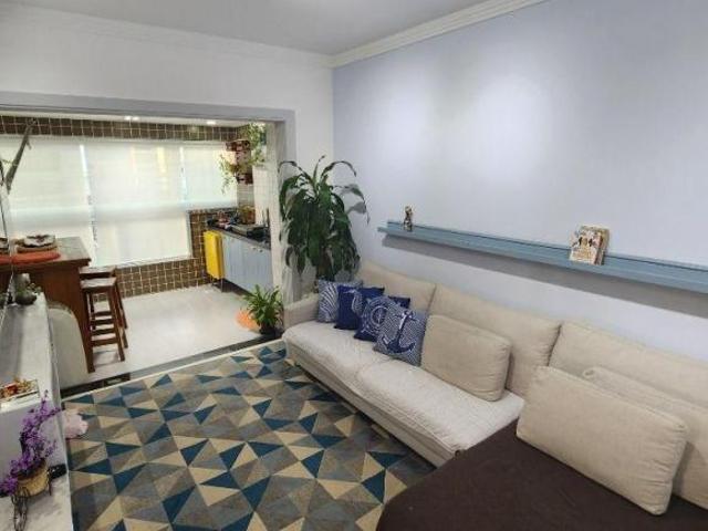Apartamento mobiliado à venda no Boqueirão, em Praia Grande/SP