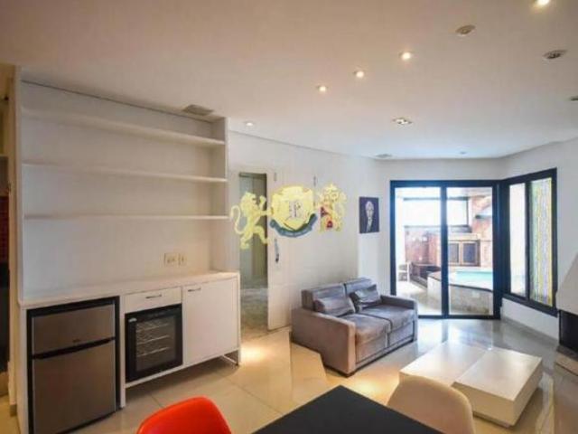 Apartamento mobiliado à venda no Morumbi| 78m² | 1 Dormitório | 2 Vagas de Garagem
