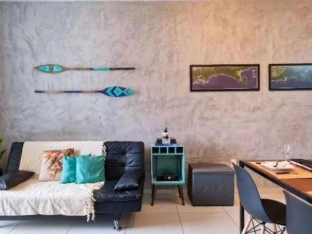 APARTAMENTO MOBILIADO A VENDA PRÓXIMO AO ITAGUÁ EM UBATUBA