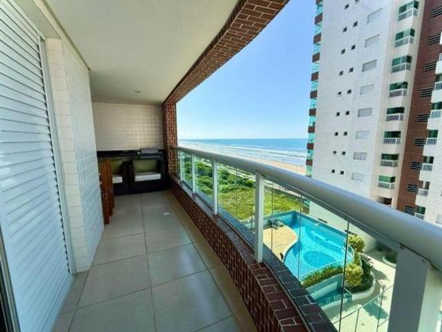 Apartamento Mobiliado Alto Padrão com 2 Quartos e Vista Mar à Venda | 88m² por R$ 622 Mil | Mongaguá
