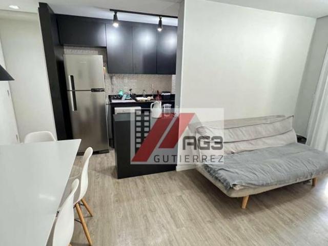 Apartamento mobiliado de 3 dormitórios, suíte com ar condicionado, varanda, lazer completo e 2 vagas