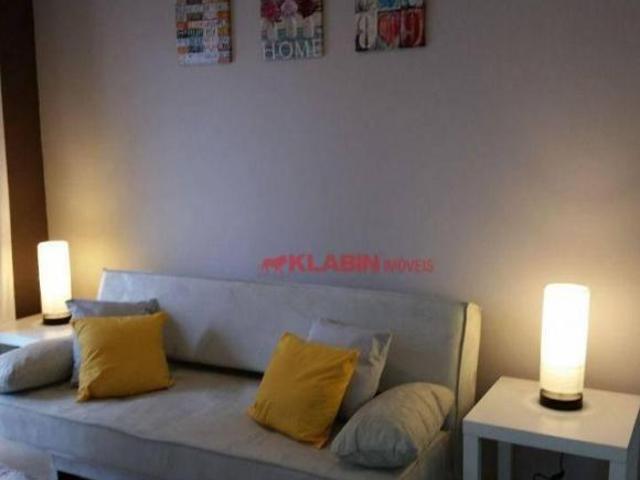 Apartamento Mobiliado de 1 Quarto com 1 Vaga de Garagem e 40m² de Área Útil em Prédio com Lazer Comp