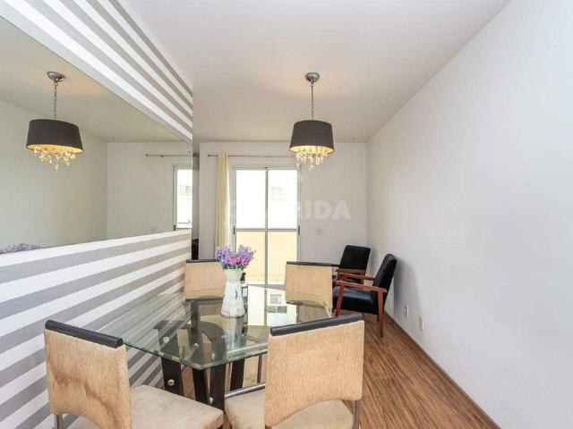 Apartamento mobiliado de 2 dormitórios, sendo que um suíte no bairro Jardim Lindóia. COD: 17808