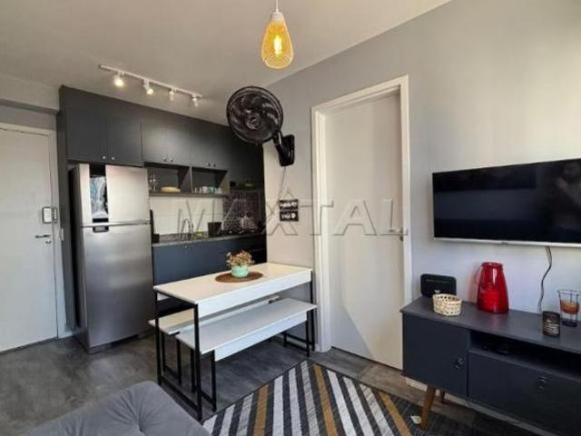 Apartamento mobiliado de 34m² com 2 dormitórios à venda na Barra Funda