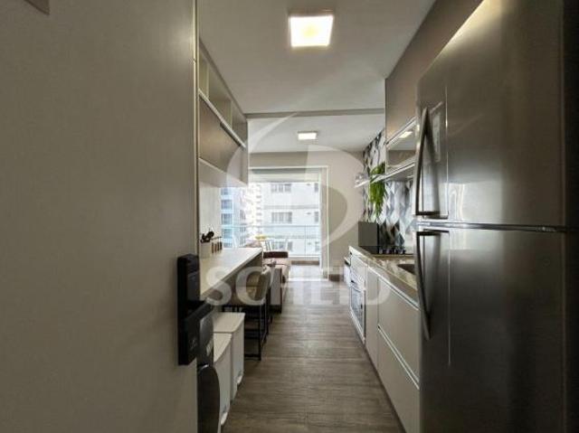 Apartamento mobiliado de 36m² com 1 quarto e 1 vaga de garagem à venda no Brooklin