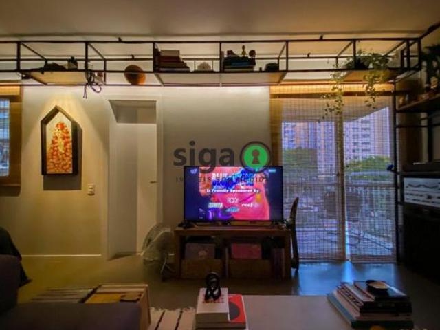 Apartamento mobiliado de 40m² à venda na Vila Olímpia porteira fechada