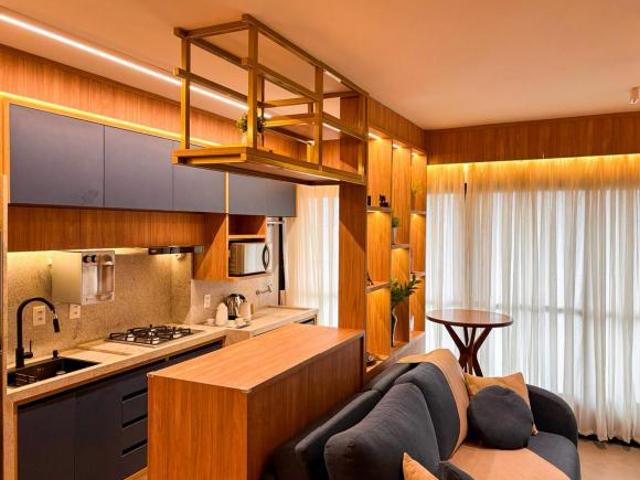 Apartamento mobiliado de 67m² com 02 quartos, sendo 01 suíte à venda no ID Vida Urbana Setor Oeste