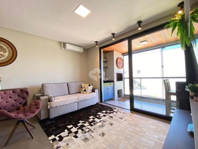 Apartamento mobiliado de 80m² no Alphaville Gravataí PORTEIRA FECHADA