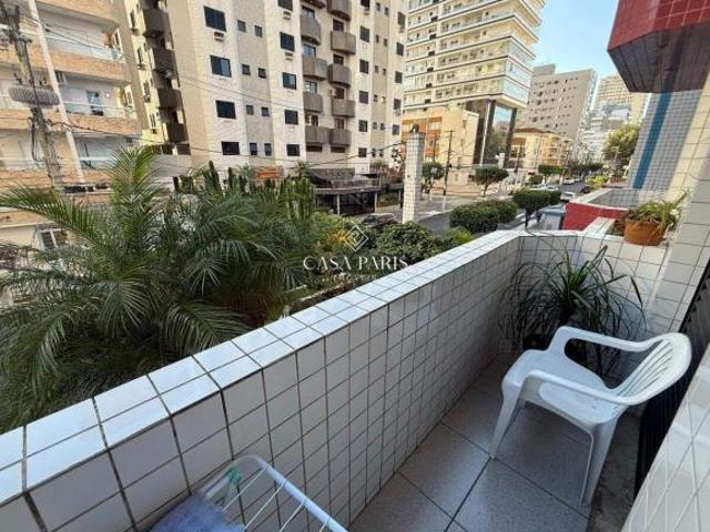 Apartamento Mobiliado de Frente no Canto do Forte 1 Dorm — 1 Vaga